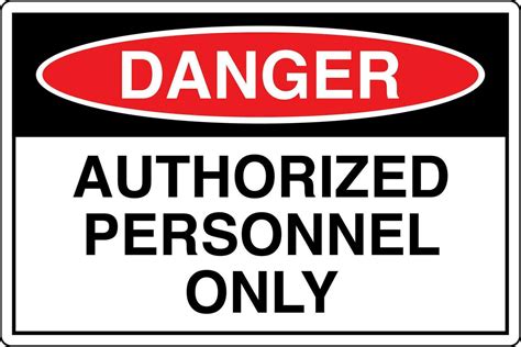 Osha Standards Symbols Registered Workplace Safety Sign Danger Caution