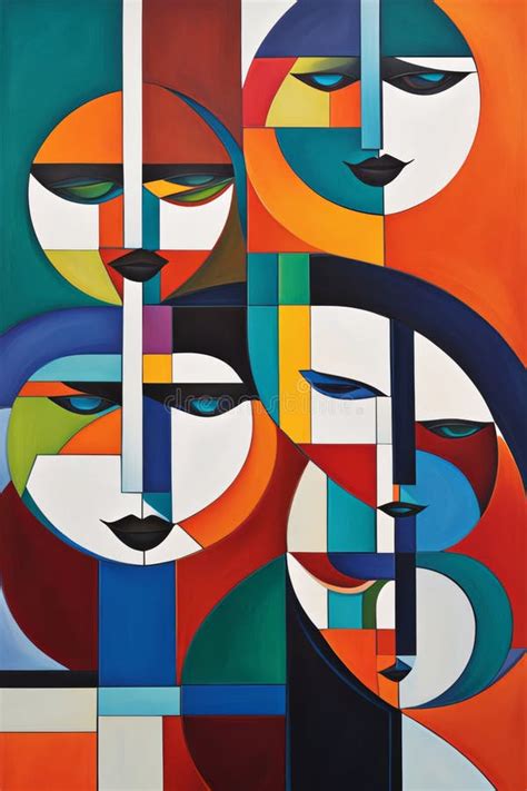 An Abstract Representation Of Unity And Diversity Through Geometric