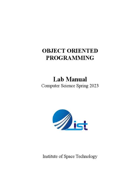 oop lab7 classes and objects pdf teaching methods and materials