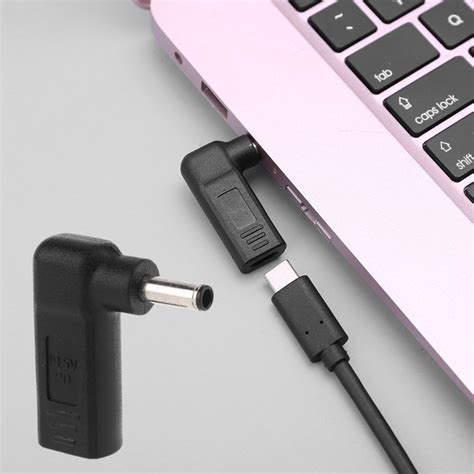 Dây cáp sạc chuyển đổi Usb Type C sang cổng cắm 4 5x3 0mm Dc thích hợp cho laptop Dell Xps12 13