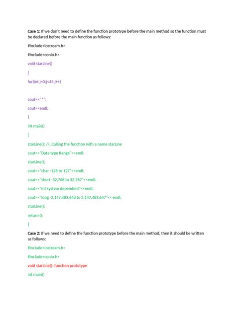 Function Concepts With Example Pdf Namespace Control Flow