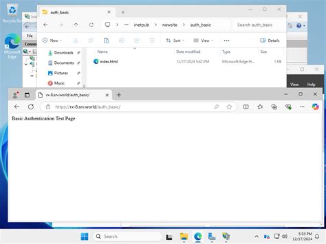 Windows Server 2025 Iis Basic Authentication Server World