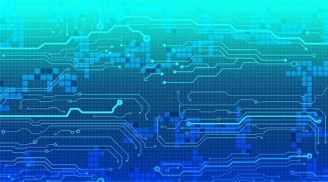 Premium Vector Digital Circuit Lines Futuristic Technology Abstract