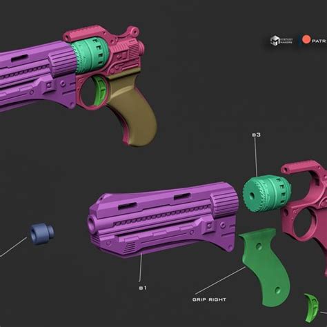 🏹 Stinger Mm Bounty Hunter Blaster・ 3d File For 3d Printing・cults