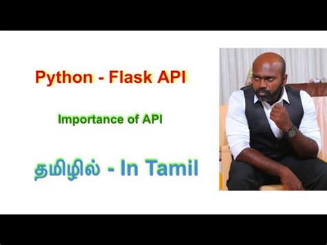 API With Python Part Python In Tamil API In Tamil YouTube