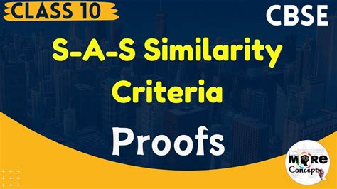 S A S Similarity Criteria Ll Theorem 65 Proof Ll Triangles Class10