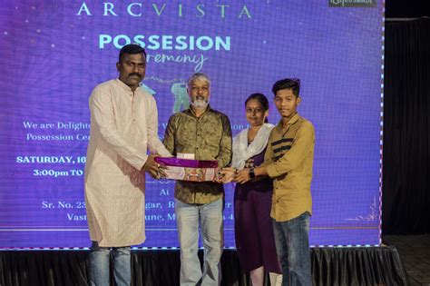 Ganesh B Chavan On Linkedin Arcvista Dhanori Possessionceremony Teamwork Gratitude