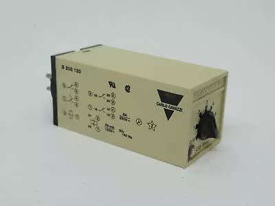 Carlo Gavazzi B208120 Relay Scan Timer 0 15 6sec 250v 5a Qss Meses