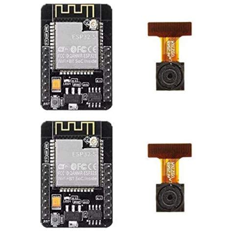 2 Pack Esp32 Cam Wifi Bluetooth Camera Module Development Board Esp32