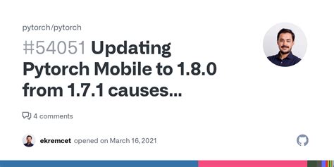 Updating Pytorch Mobile To From Causes Dimension Out Of Range Error In The