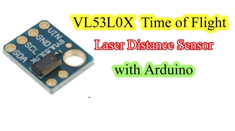 Getting Started With Vl53l0x Arduino Distance Sensor Tutorial Youtube