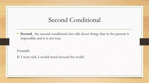 conditionals power point ppt