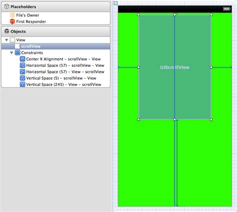 Xcode Ios Autolayout Not Really Working For Views Embedded Into