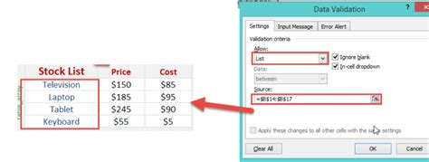 excel dependent drop down list vlookup myexcelonline