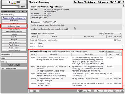 Review And Update Medication History Pcc Learn