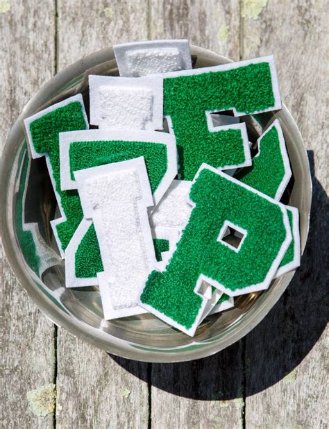 Chenille Varsity Letter Patch For Tennis Hedge