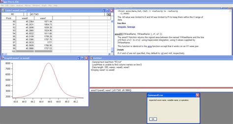 Does Anyone Know How To Do An Integration For A Known Function In Igor