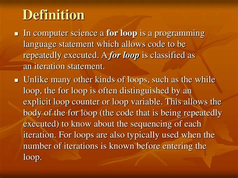 ppt for loop powerpoint presentation free download id 4465861