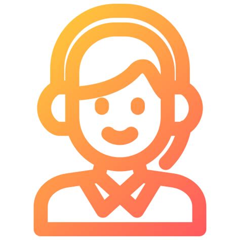 Operator Generic Gradient Outline Icon