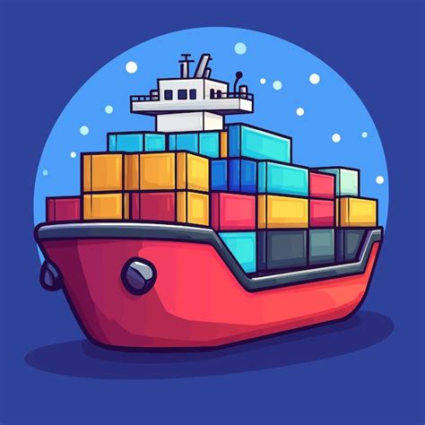 Adorable Cartoon Document Icon For Export Documentation Vector Illustration Premium Ai