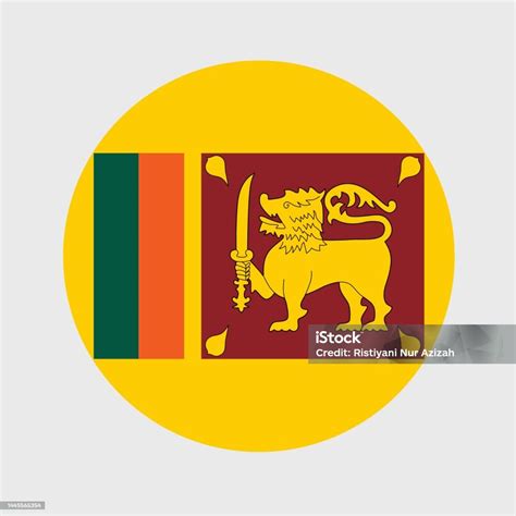 스리랑카 국기의 평평한 둥근 모양의 벡터 그림 버튼 아이콘 모양의 공식 국기 0명에 대한 스톡 벡터 아트 및 기타 이미지 0