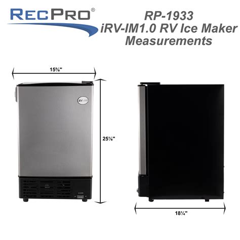 Rv Ice Maker Portable 110v Recpro