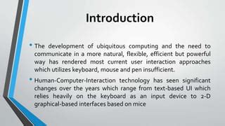 Sensor Based Interaction PPTX