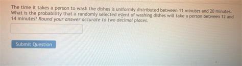 Solved The Uniform Distribution Of A Random Variable X Is