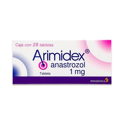 Medicamento Arimidex Anastrozol 28 Tabletas 1mg Astrazeneca