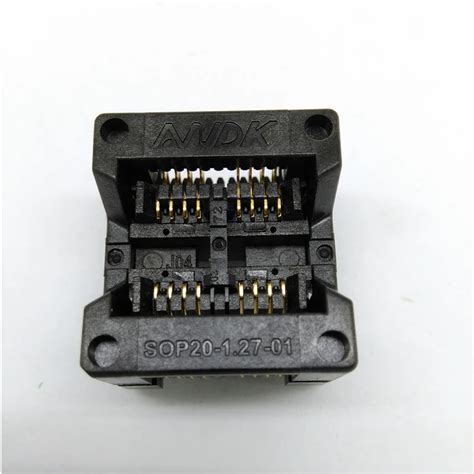 Double Sop8 Burn In Socket Ic Test Socket Ots 20 127 01 Programmer