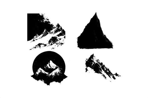 Mountant Silhouette Vector Design Graphic By Creative Shirts