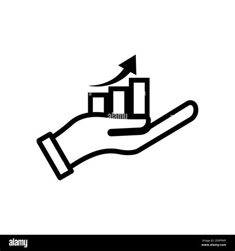 Business Analyst Icon Arrow Go Up Business Icon Design Template