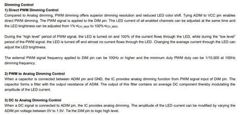 Pwm To Analog Dimming Led Driver Interface Forum Interface Ti E2e