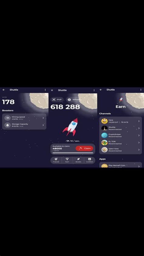 Shuttle New Crypto Mining Bot On Telegram One News Page Video