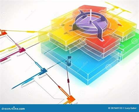 Class Uml Diagrams Vibrantly Illustration With White Background Royalty