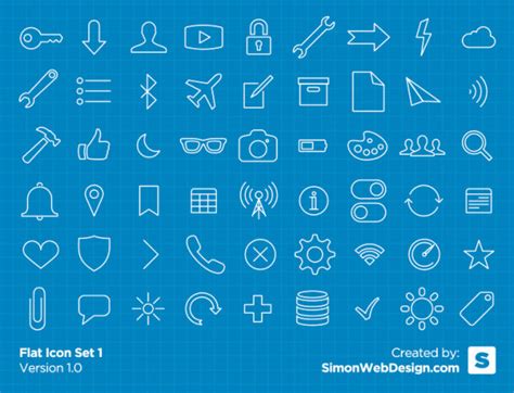 Flat Icons Simon Urbina Simon Web Design