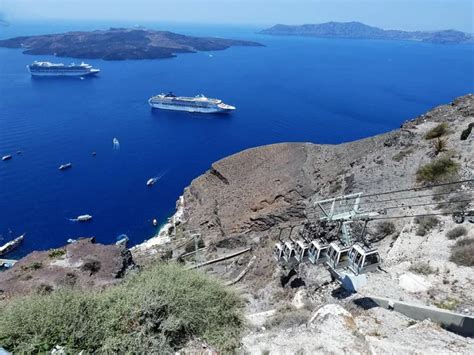 Santorini Cable Car Guide Tips And What To Expect Santorini Tours