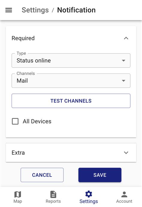 Events And Notifications Traccar