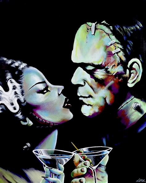 Frankenstein And His Bride In Color