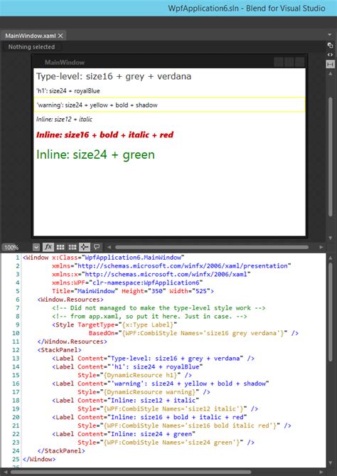 C Design Time Check Of Markup Extension Arguments In WPF Designer Stack Overflow