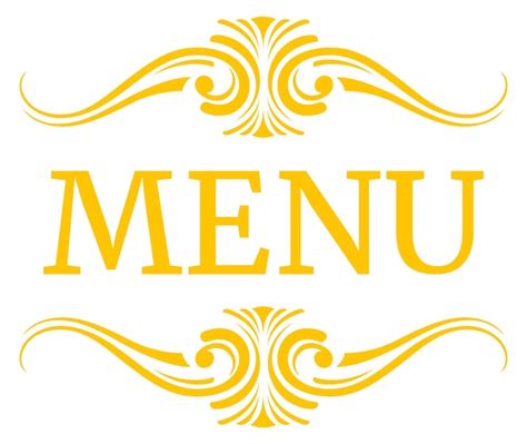 Premium Vector Menu Header In Vintage Ornate Style Decorative