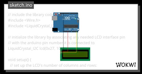 Lcdi2c Wokwi Esp32 Stm32 Arduino Simulator
