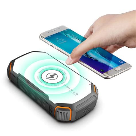 Qi Solar Powerbank Kriseskydd Danmark