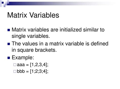 Ppt Basic Matlab Programming Course Powerpoint Presentation Free