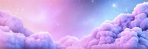 꿈꾸는 듯한 핑크색 구름과 별이 빛나는 밤하늘 풍경 핑크 구름 꿈꾸는 하늘 파스텔 하늘 배경 일러스트 및 사진 무료 다운로드 Pngtree