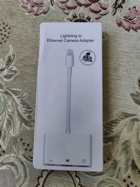 Lightning To RJ Ethernet Adapter In LAN Wired Ethernet Adapter With USB Camera