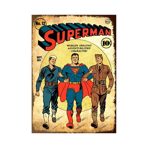 Poster Superman Vintage Éternel Vintage