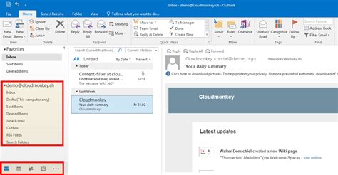 Outlook Exchange CloudMonki
