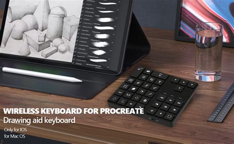 Ashata Mini Keydial 35 Keys Wireless Express Key Shortcut Keyboard For Graphics