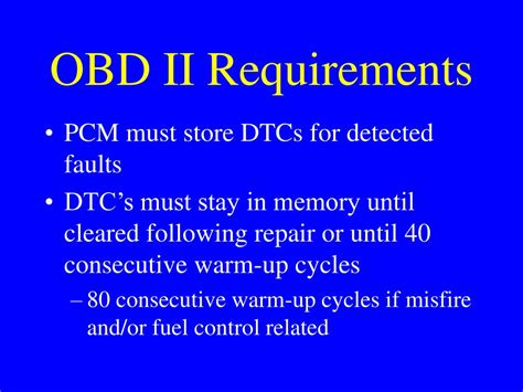 PPT OBD II UPDATE TRAINING COURSE PowerPoint Presentation Free Download ID